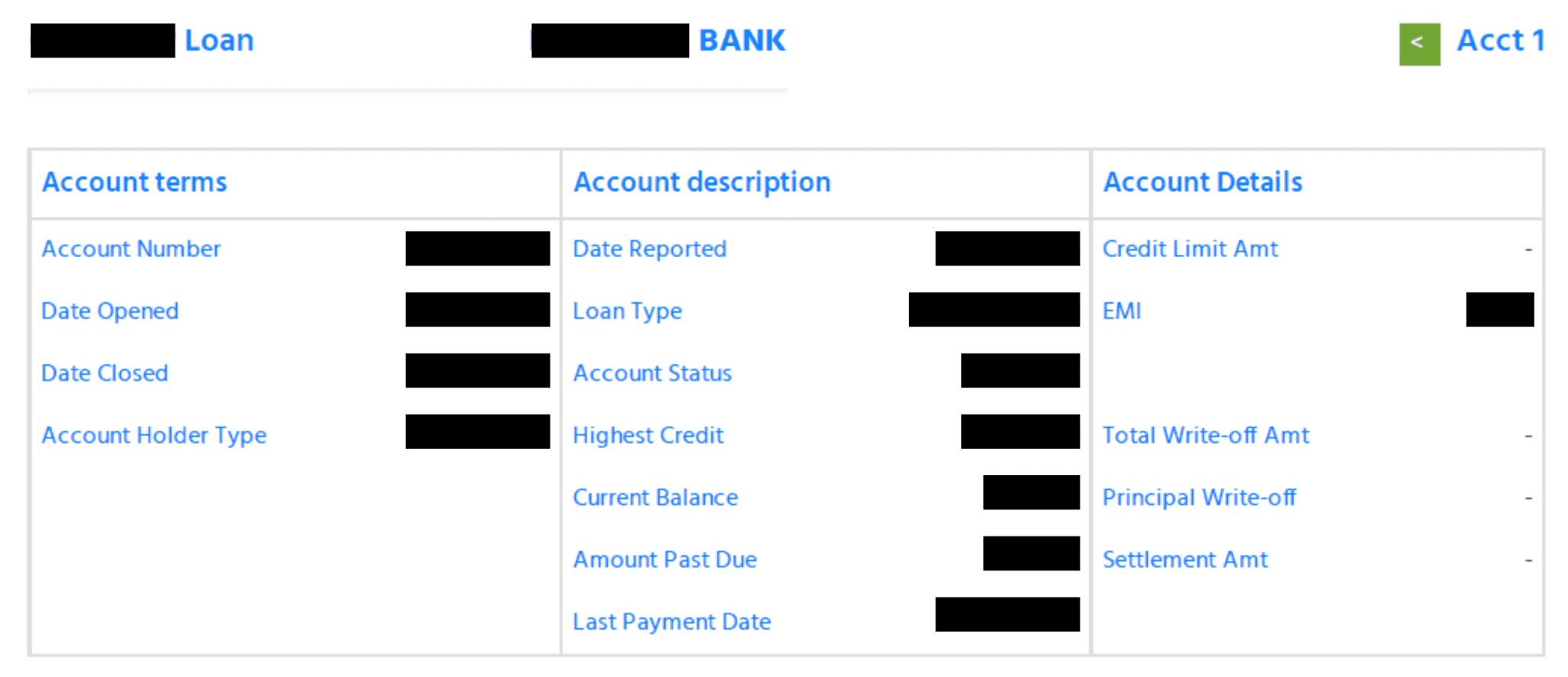 Decoding the Key Parameters in Indian Credit Bureau Reports ...